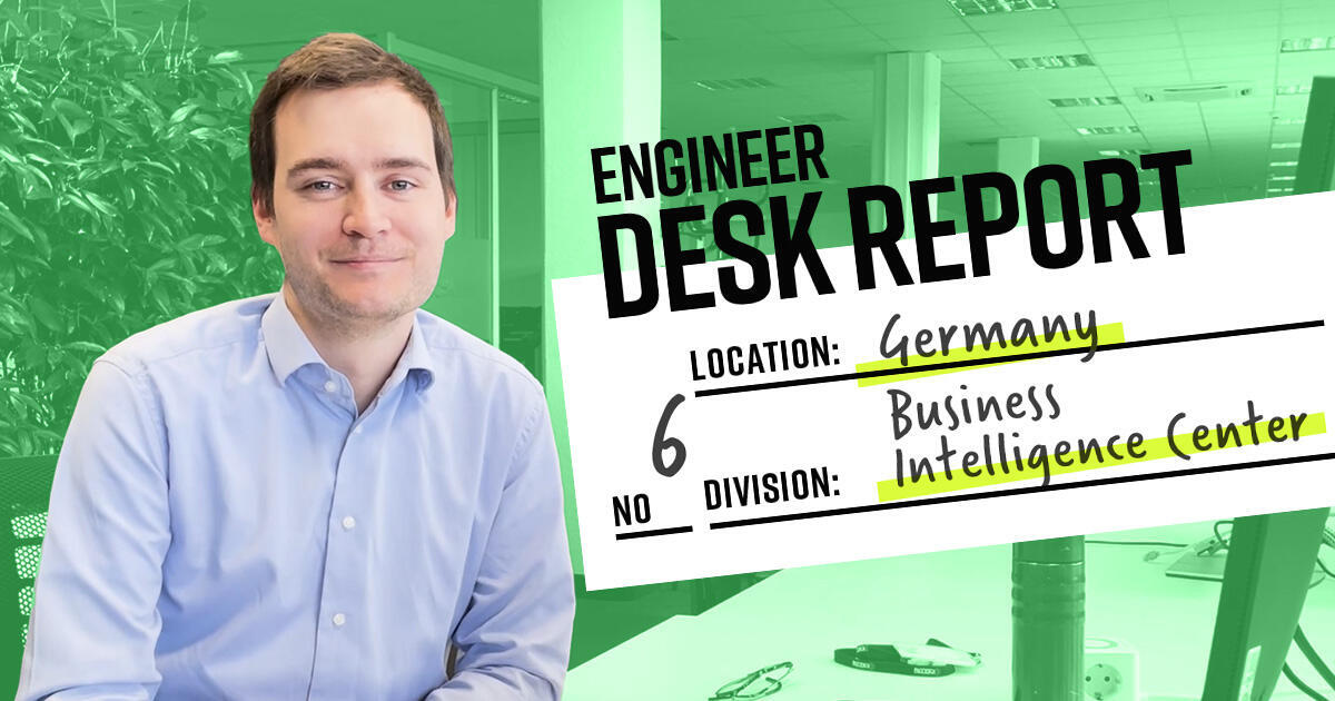 Engineer Desk Report: Sven, Business Intelligence Center | KYOCERA TV | We Love Engineers ...